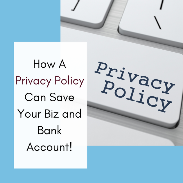 How A Privacy Policy Can Save Your Biz and Bank Account! – Destination ...